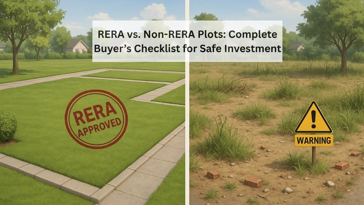 RERA Vs. Non-RERA Plots: Complete Buyer’s Checklist For Safe Investment